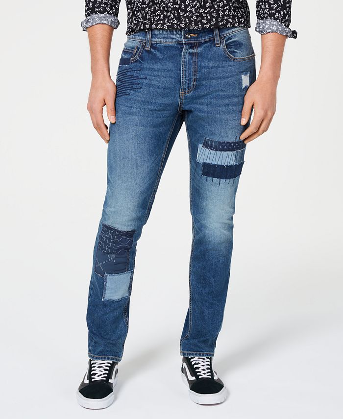 American Rag Men's Patched Jeans - Macy's