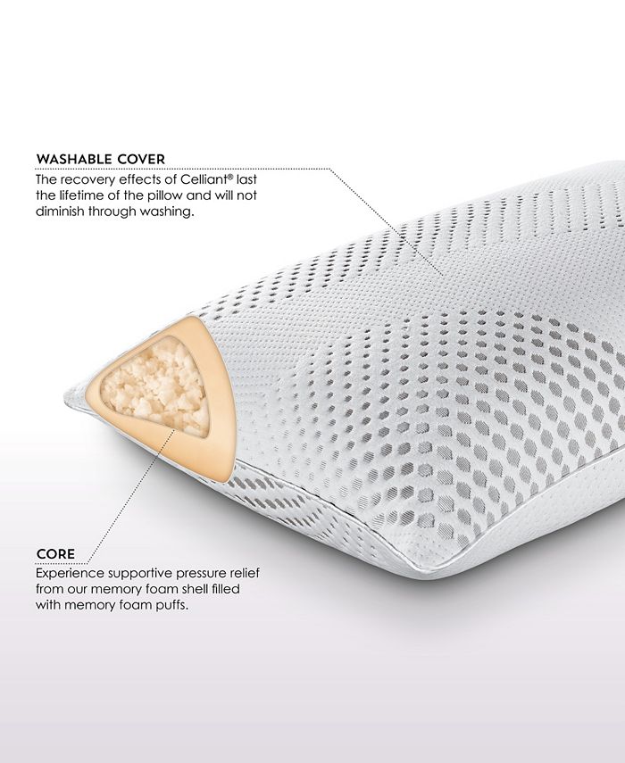 Pure Care Celliant Comfy Pillow - Queen - Macy's