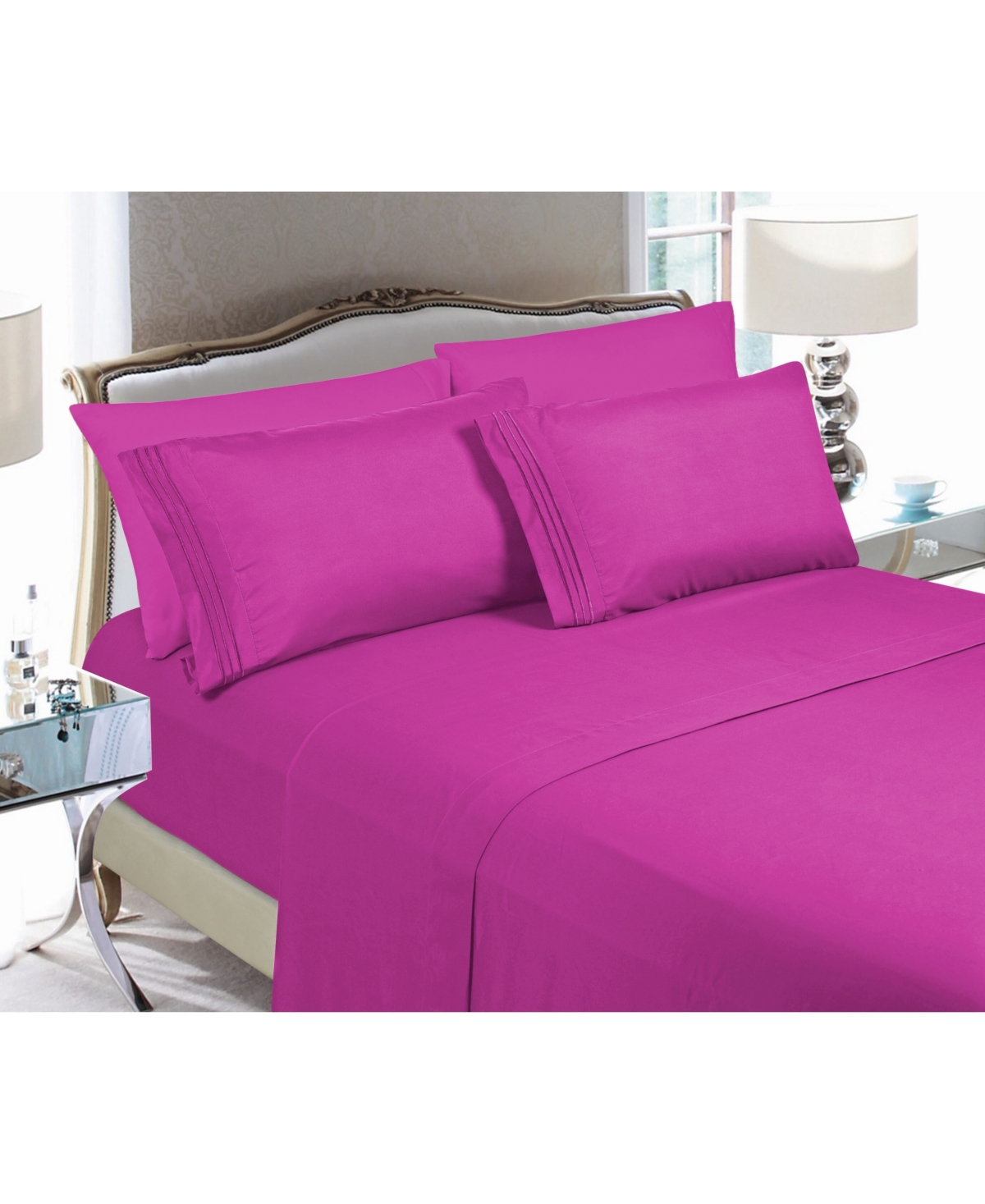 Click here for Elegant Comfort Luxury Soft Solid 4-Pc. Sheet Set... prices