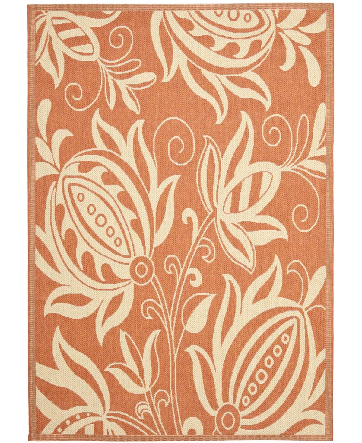 Click here for Safavieh Courtyard CY2961 Terracotta and Natural 8... prices