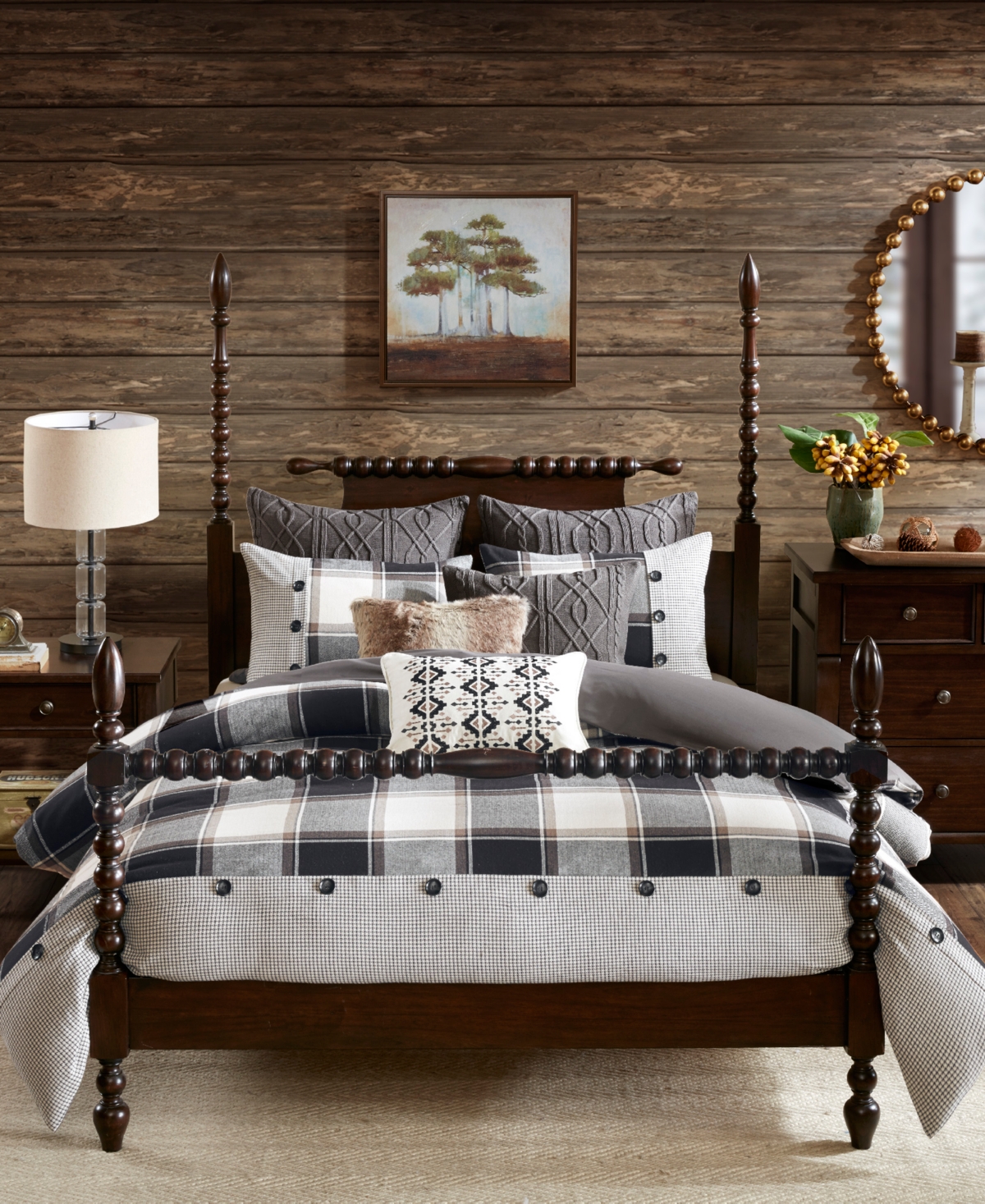 Click here for Madison Park Signature Urban Cabin Jacquard Cotton... prices