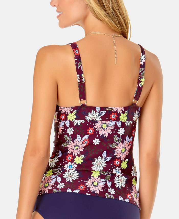 Anne Cole In Full Bloom Underwire Tankini Top - Macy's