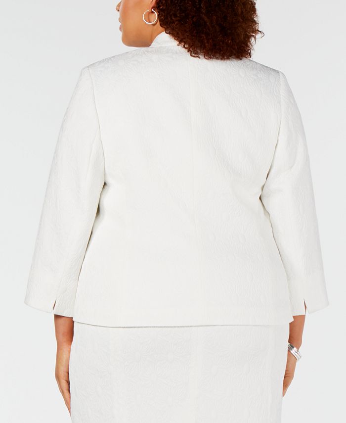 Kasper Plus Size Flyaway Jacket - Macy's