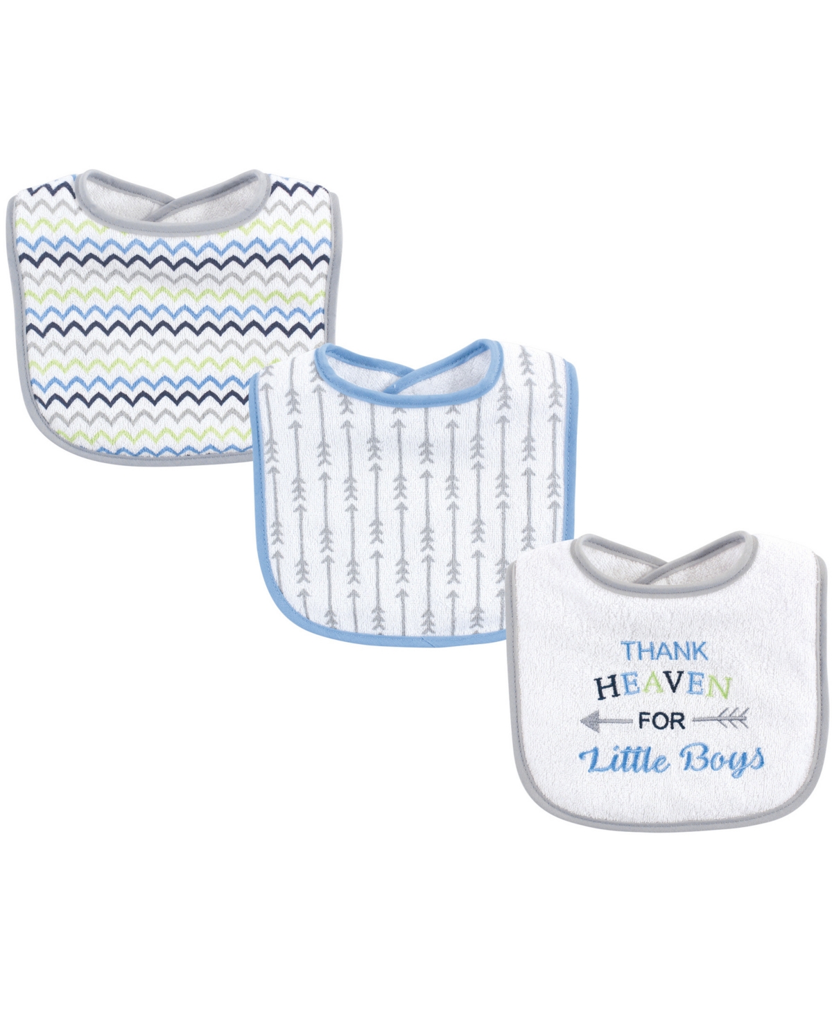 Click here for Luvable Friends Boys Cotton Drooler Bibs with Fibe... prices