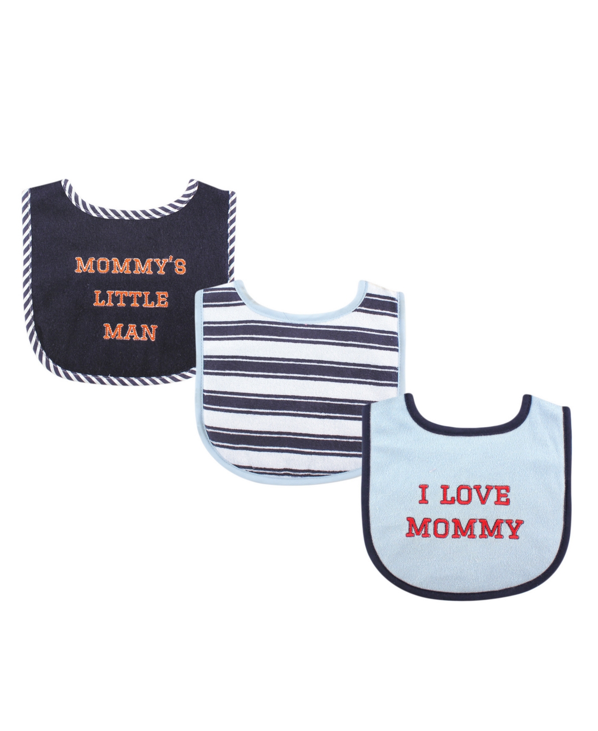 Click here for Luvable Friends Boys Cotton Drooler Bibs with Fibe... prices