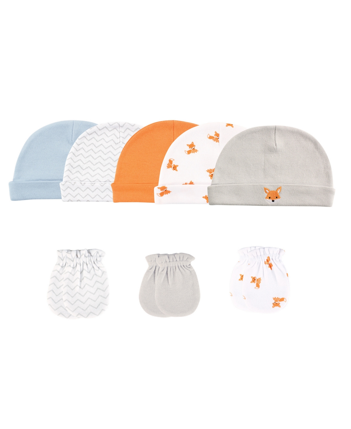 Click here for Luvable Friends Baby Girls Cotton Caps and Scratch... prices