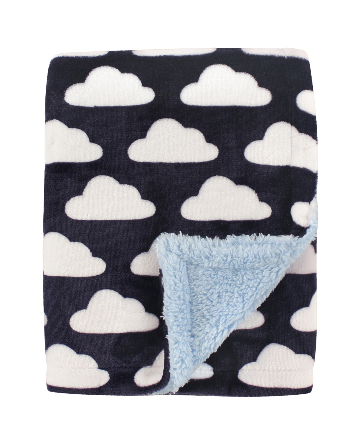 Click here for Hudson Baby Boys Plush Two-Ply Comfort Throw - Nav... prices