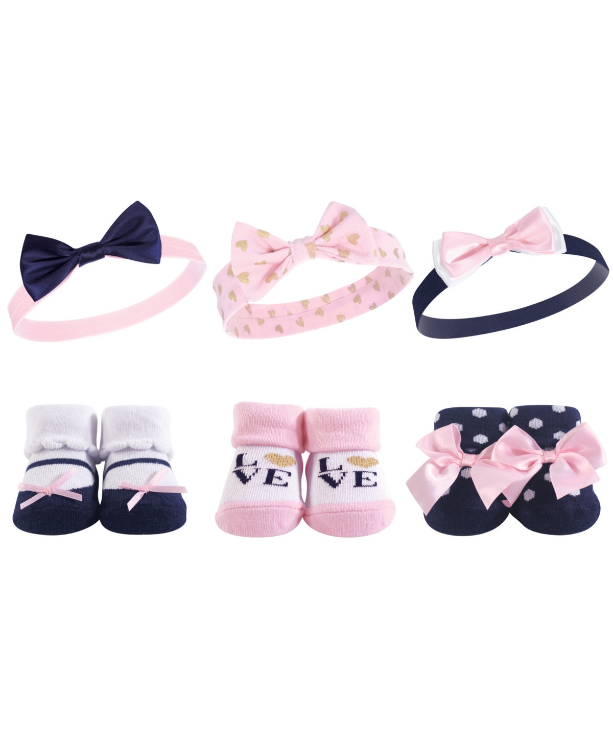 Click here for Hudson Baby Baby Girls Headband and Socks Giftset... prices