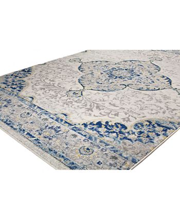 BB Rugs CLOSEOUT! Cassius CSS-504 Ivory 2'6" x 8' Runner Area Rug - Macy's