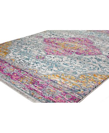 BB Rugs CLOSEOUT! Cassius CSS-510 Ivory 2'6" x 8' Runner Area Rug - Macy's