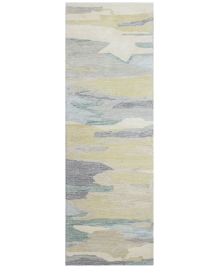 BB Rugs Elements ELM-225 Multi 2'6" x 8' Runner Area Rug - Macy's