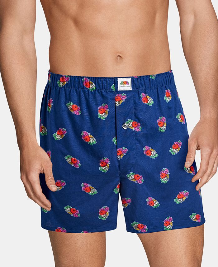Fruit of The Loom Men's 3-Pk. Limited Edition Woven Cotton Boxers - Macy's