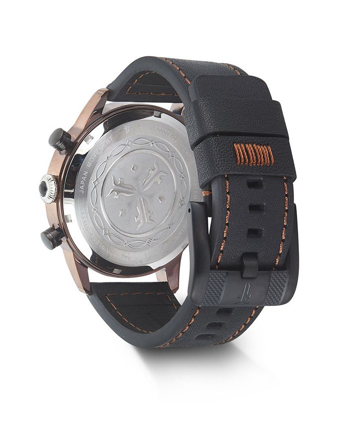 Frye Mens' Graham Chronograph Whiskey Leather Strap Watch - Macy's