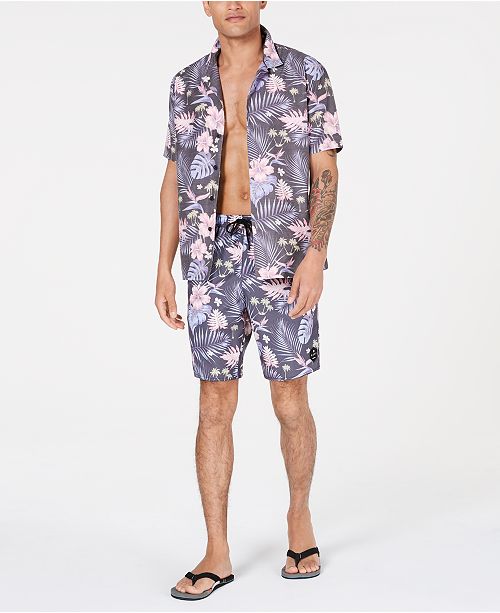 Neff Men's Woven Graphic Shirt & Reviews - Casual Button-Down Shirts ...