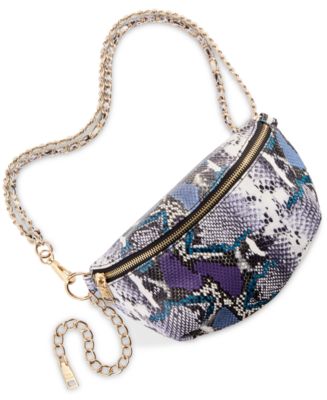 Steve Madden Kailin Python Belt Bag - Macy's