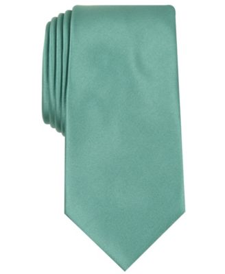 Perry Ellis Satin Solid Tie - Macy's