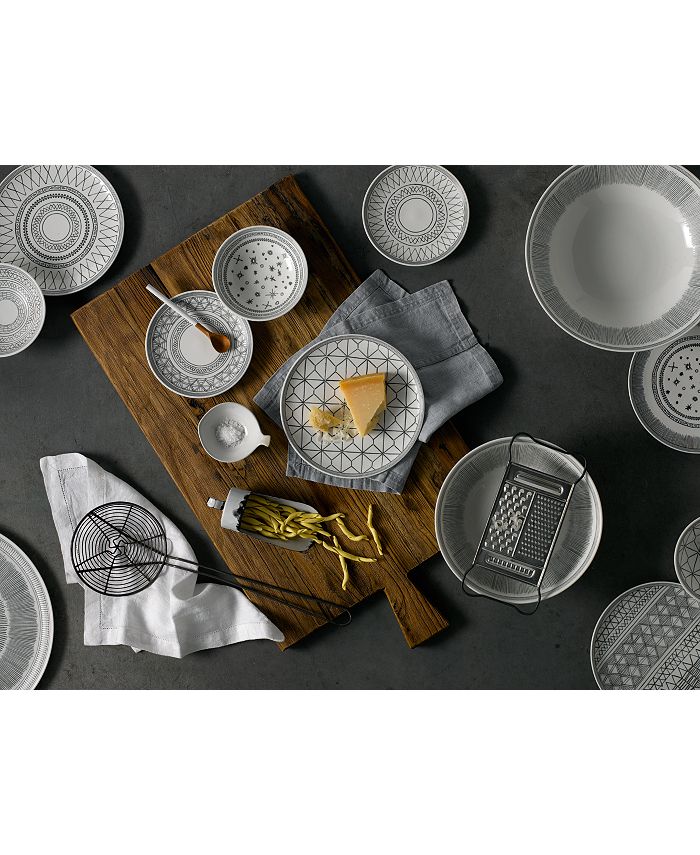 ED Ellen Degeneres Crafted by Royal Doulton Charcoal Grey 8" Plates ...