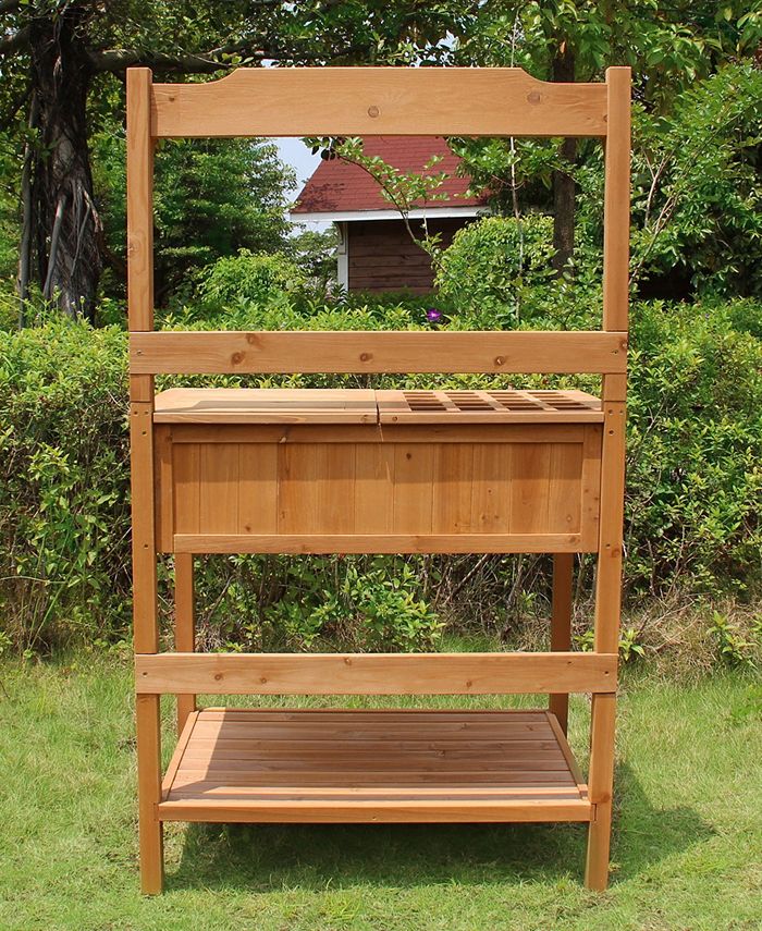 northbeam Potting Bench with Recessed Storage - Macy's