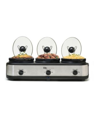 Elite Platinum 3 x 2.5 Quart Triple Slow Cooker - Macy's