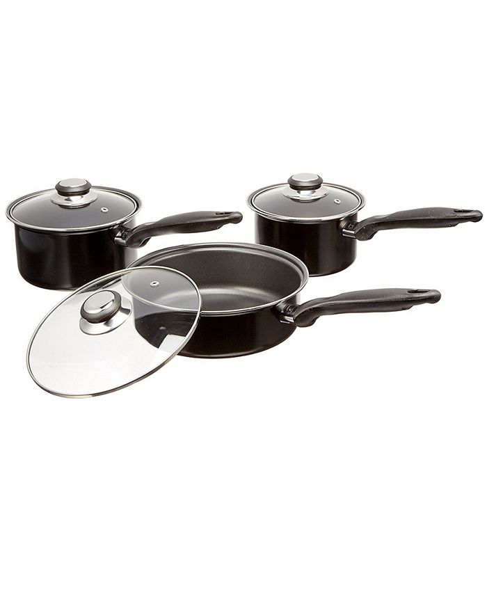 Gibson Sunbeam Newbrook 7 Piece Cookware Set - Macy's