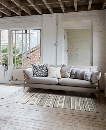 French Connection Deja Boho Cotton 27" x 45" Accent Rug - Macy's