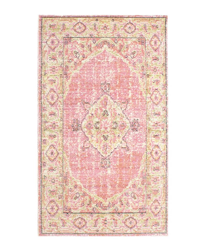 French Connection Kenora Colorwashed Kilim 27" x 46" Accent Rug - Macy's