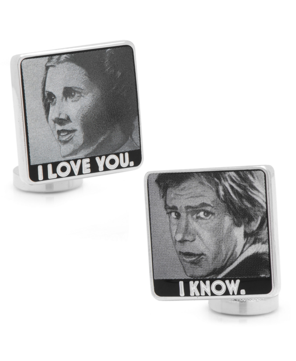Click here for I Love You I Know Cufflinks - Gray prices