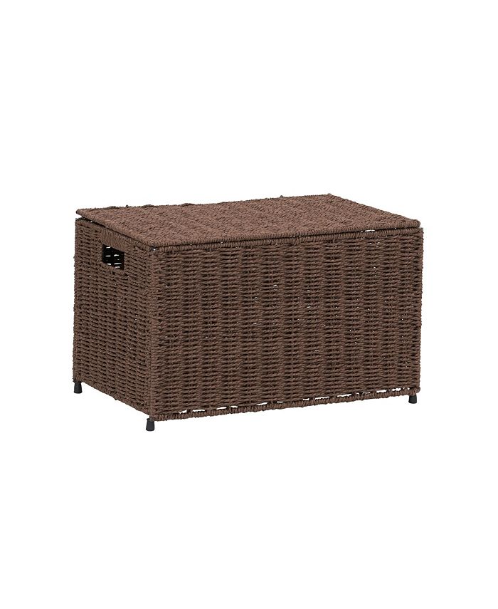 Household Essentials Small Wicker Storage Chest - Macy's