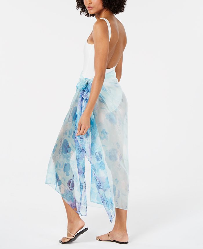 Cejon Ethereal Peony Flower-Print Oversized Wrap - Macy's
