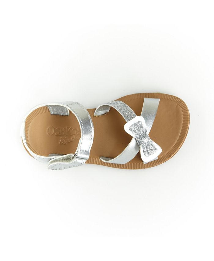 Osh Kosh Toddler & Little Girls Dee Metallic Sandal - Macy's