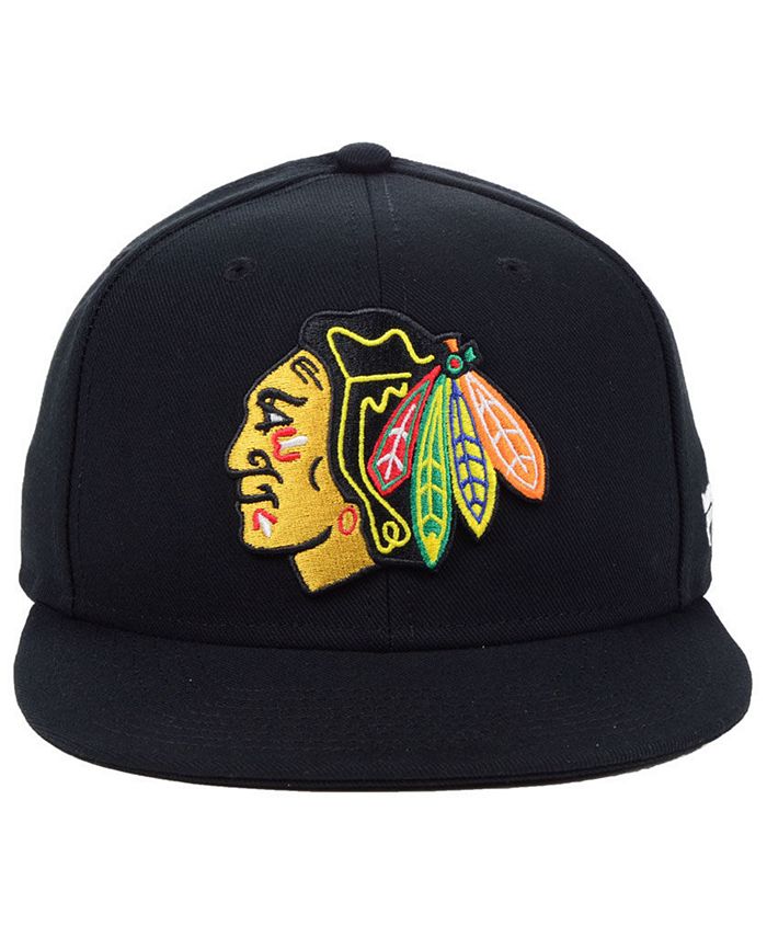 Authentic NHL Headwear Chicago Blackhawks Basic Fan Snapback Cap - Macy's