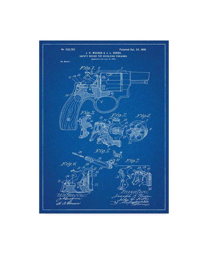 Trademark Global Cole Borders 'Revolver' Canvas Art - 19" x 14" x 2 ...