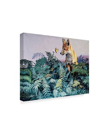 Trademark Global D. Rusty Rust 'Curious' Canvas Art - 24" x 18" x 2 ...