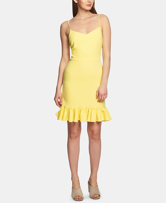 1.STATE Ruffle-Hem A-Line Dress - Macy's