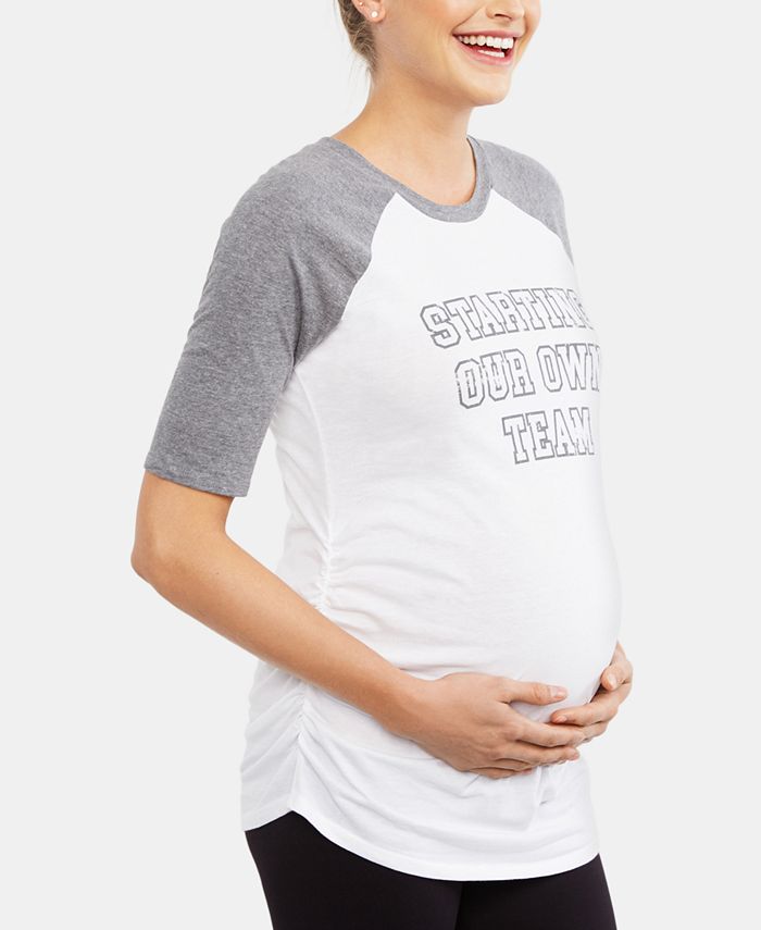Motherhood Maternity Starting Our Own Team™ Graphic Tee - Macy's