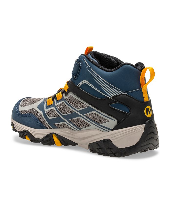 Merrell Toddler, Little & Big Boys Moab FST Mid A/C Waterproof Hiking ...