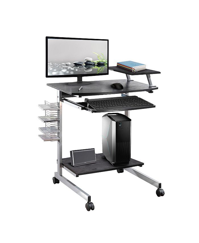 RTA Products Techni Mobili Compact Computer Cart - Macy's