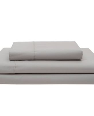 Cotton Percale Twin Sheet Set - Macy's
