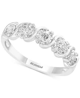 EFFY Collection EFFY® Diamond Band (1/2 ct. t.w.) in 14k White Gold ...