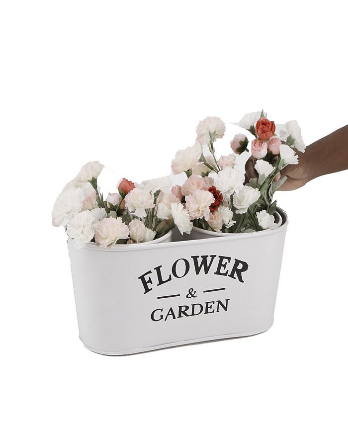 Mind Reader Planter Set Flower Pots with Handles 3 Pieces - Macy's