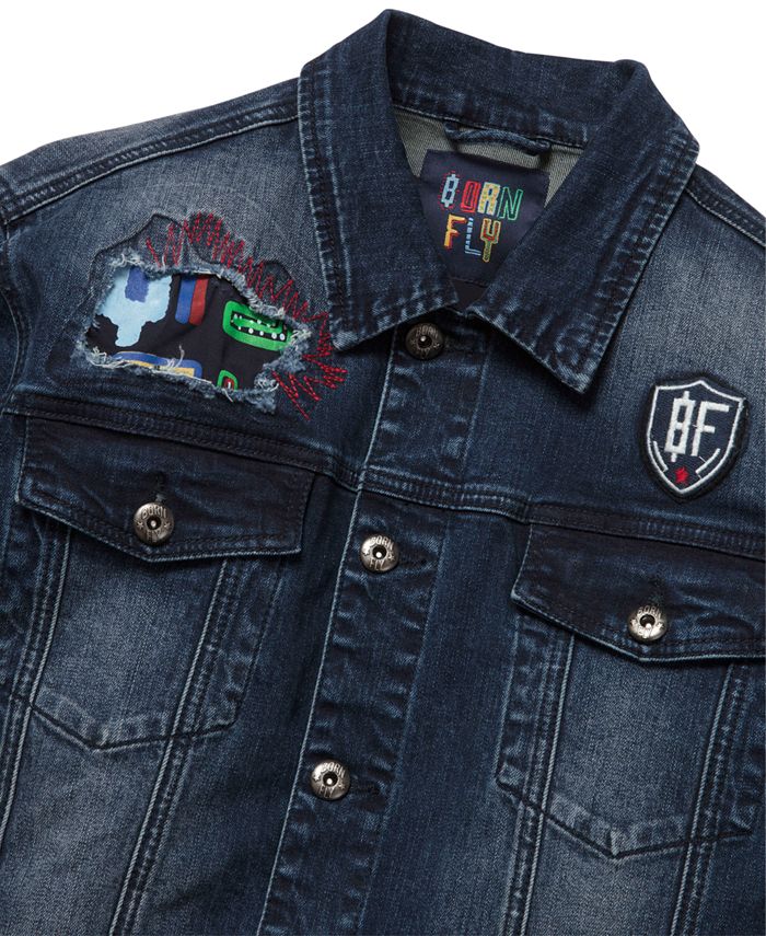 Born Fly Men's Duralee Denim Jacket - Macy's