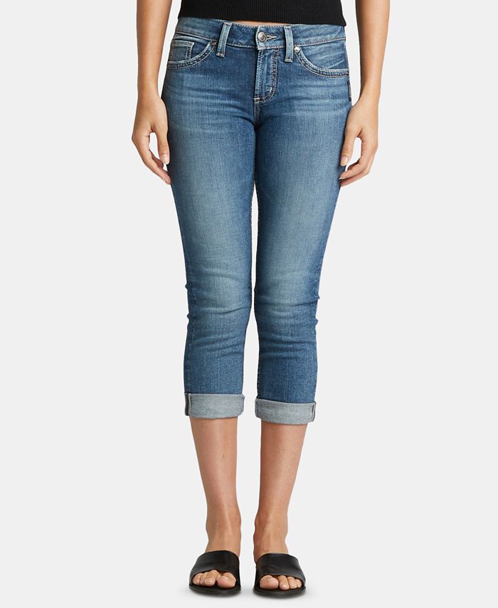 Silver Jeans Co. Suki Rolled Capri Jeans - Macy's