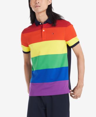Tommy Hilfiger Men's Custom-Fit Pride Polo - Macy's