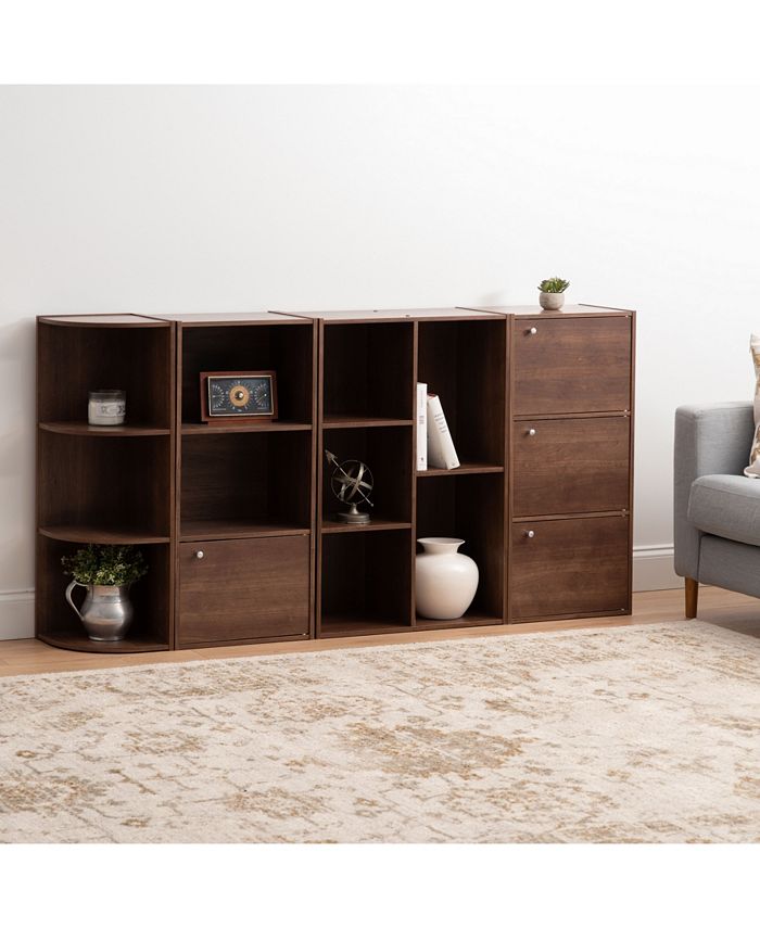 IRIS USA 3-Door Wood Storage Shelf - Macy's