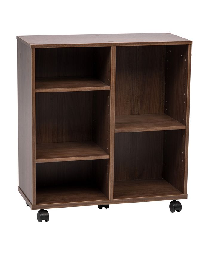 IRIS USA Deep Wooden Rolling Shelf - Macy's
