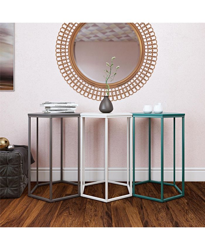 CosmoLiving by Cosmopolitan Park Ave. Hexagon Accent Table Set - Macy's