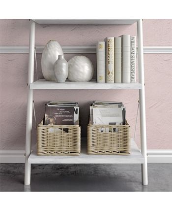 CosmoLiving by Cosmopolitan Nova 4 Shelf Ladder Bookcase - Macy's