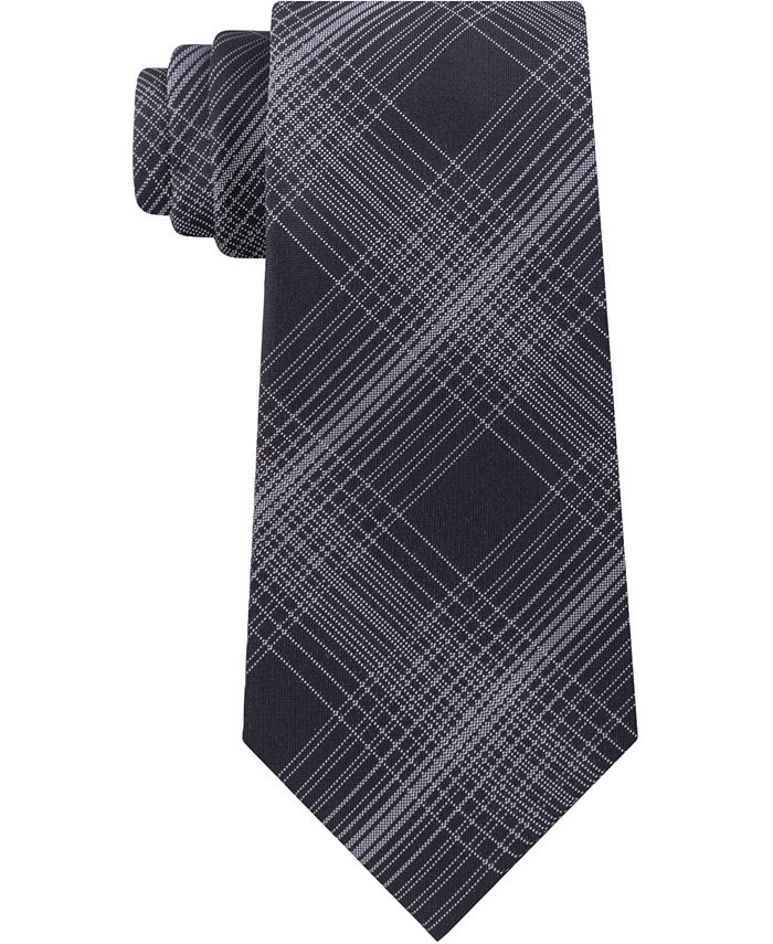 Kenneth Cole Men's Tyler Classic Plaid Tie - Macy's