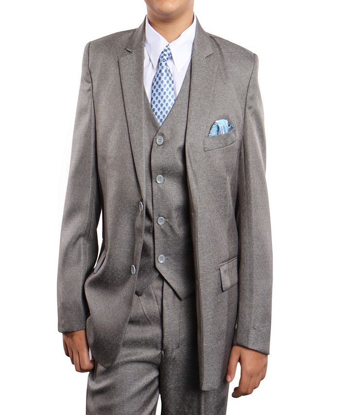 Perry Ellis Tazio Classic Fit 2 Button Boys Suit, 5 Pc - Macy's