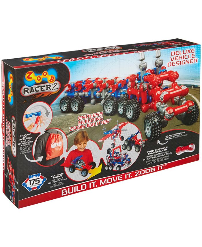 ZOOB RacerZ-Deluxe Vehicle Designer - 175 Pcs - Macy's
